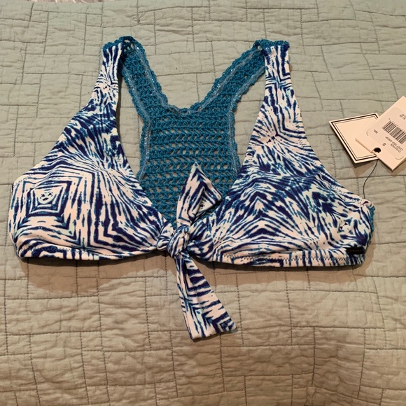 Volcom | Swim | Nwt Volcom Stone Row Tie Dye Pattern Bikini Top | Poshmark